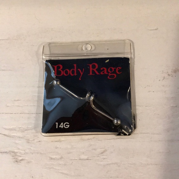 body rage | Jewelry | Body Rage Industrial Bar | Poshmark